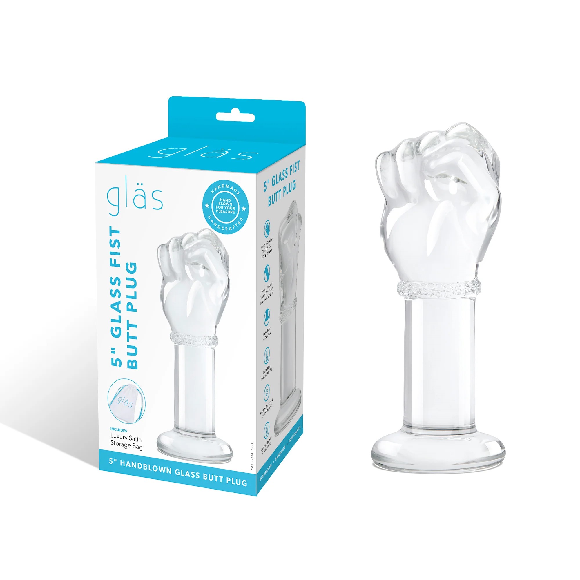 Glas 5 Glass Fist Butt Plug Sex Toy Hotmovies