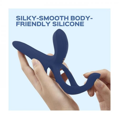 Pleasure Pivot App Controlled Couples Vibrating Penis Sleeve Cock Ring
