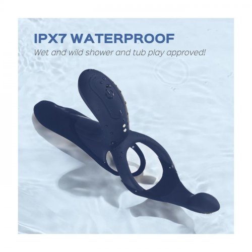 Pleasure Pivot App Controlled Couples Vibrating Penis Sleeve Cock Ring
