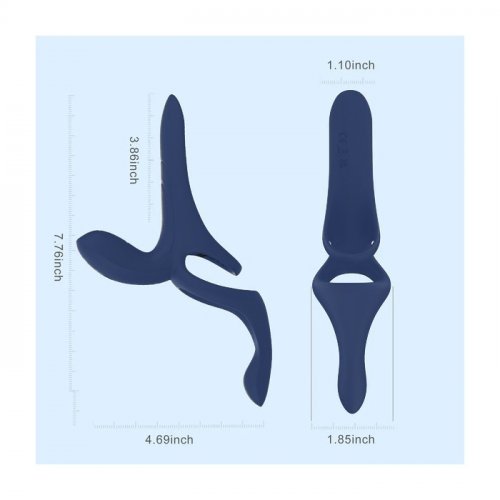 Pleasure Pivot App Controlled Couples Vibrating Penis Sleeve Cock Ring