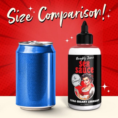 Naughty Janes Sex Sauce Extra Creamy Lubricant 8oz Sex Toys At