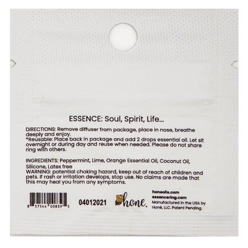 Essence Ring Essential Oil Infused Wearable Diffuser Energy Sex