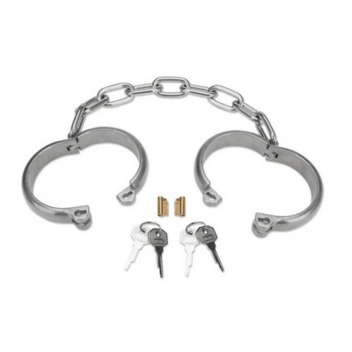 Prowler Red Heavy Duty Metal Handcuffs Stainless Steel Sex Toys At Adult Empire