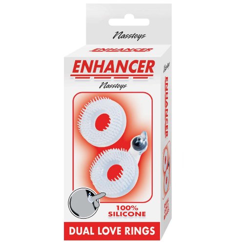 Enhancer Dual Love Rings Clear Sex Toys And Adult Novelties Adult Dvd Empire