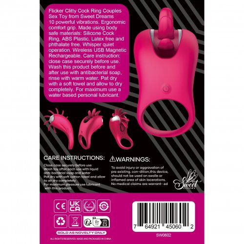Flicker Clitty Couples Clit Licking Cock Ring Sex Toys At Adult Empire