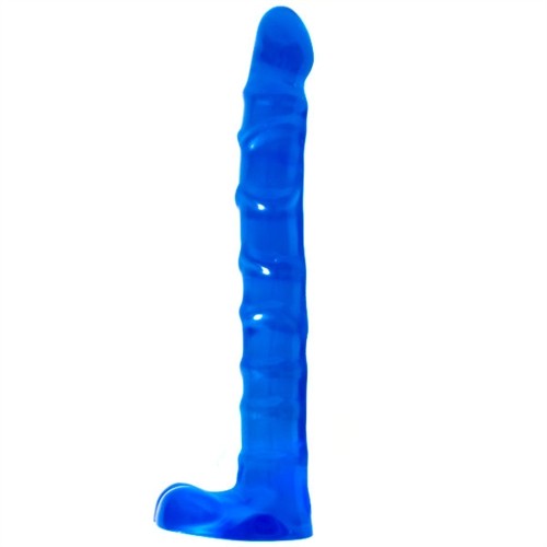 Raging Hard Ons Slimline Cobalt Blue Jellie Ballsy 9 Sex Toy Hotmovies