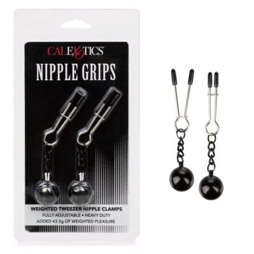 Nipple Play Nipple Grips Weighted Tweezer Clamps Sex Toy Hotmovies
