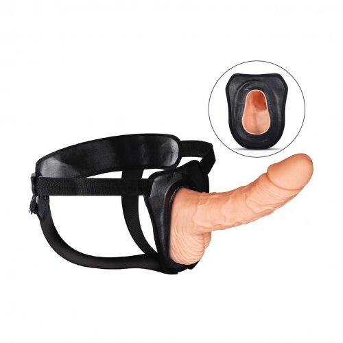 Erection Assistant 8 Hollow Strap On Vanilla Sex Toy Hotmovies 0285