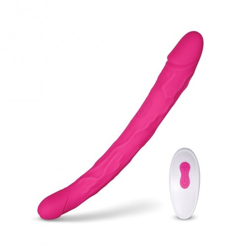 Sappho 12 Vibrating Double Ended Dildo With Remote Control Sex Toy Hotmovies