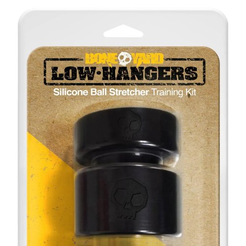 Boneyard Low Hangers Silicone Ball Stretcher Training Kit Black Sex Toy Hotmovies