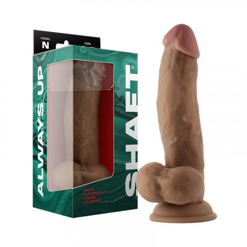 Shaft Model N 8 5 Flexskin Liquid Silicone Side Curve Dong W Balls Oak Sex Toy Hotmovies