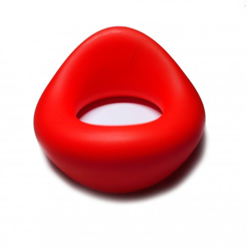 The Bone Liquid Silicone Penis Ring Red Sex Toy Hotmovies