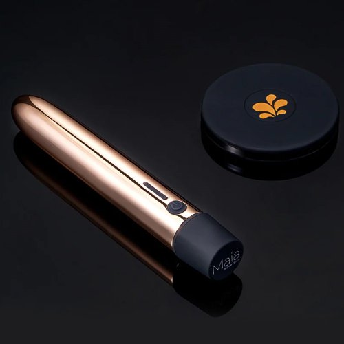 Maia Selina Metallic Classic Vibrator With Wireless Charger Sex Toy Hotmovies