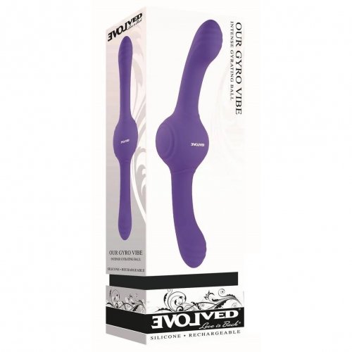 Evolved Our Gyro Dual Ended Massager With Gyrating Ball Sex Toy Hotmovies