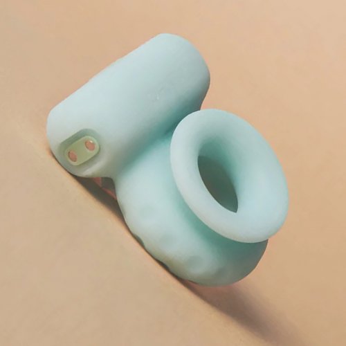 Ohnut Vibrating Comfortable Penetration Cock Ring Jade Sex Toy