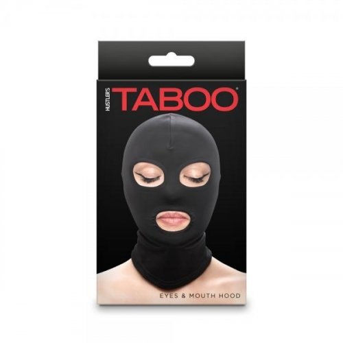 Taboo Eyes And Mouth Hood Black Sex Toy Hotmovies