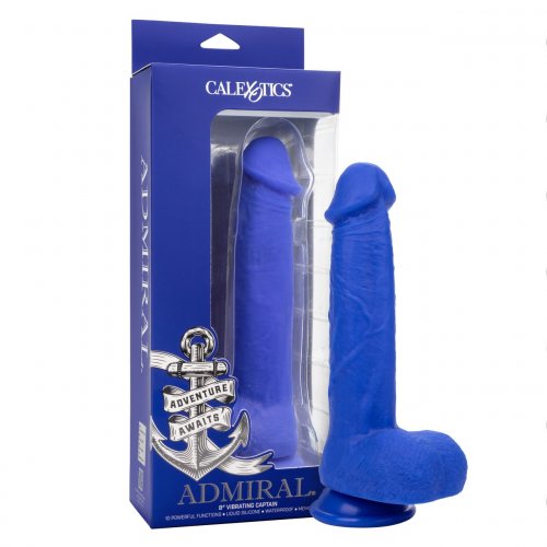 Admiral 8 Vibrating Captain Suction Cup Dildo Sex Toy Hotmovies