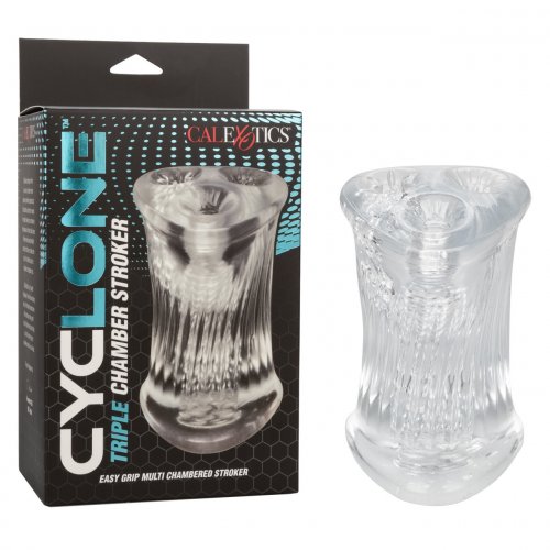 Cyclone Triple Chamber Stroker Clear Sex Toy Hotmovies