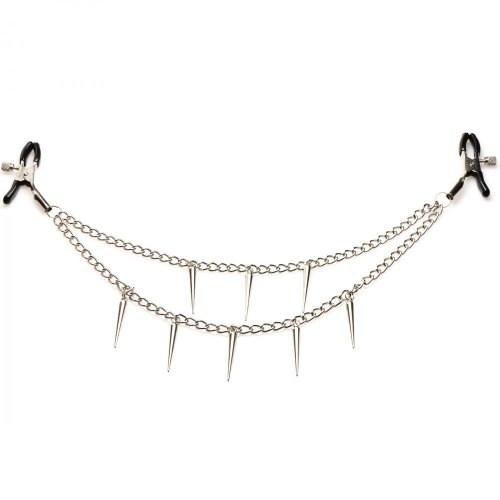 Master Series Daggers Double Chain Nipple Clamps Sex Toy Hotmovies