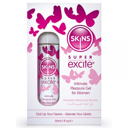 Skins Super Excite Clitoral Stimulation Gel 1oz Sex Toy Hotmovies