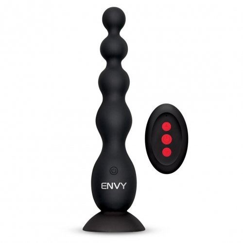 Envy Remote Controlled 65 Suction Cup Anal Beads Sex Toy Hotmovies