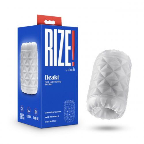 Rize Reakt Self Lubricating Stroker White Sex Toy Hotmovies