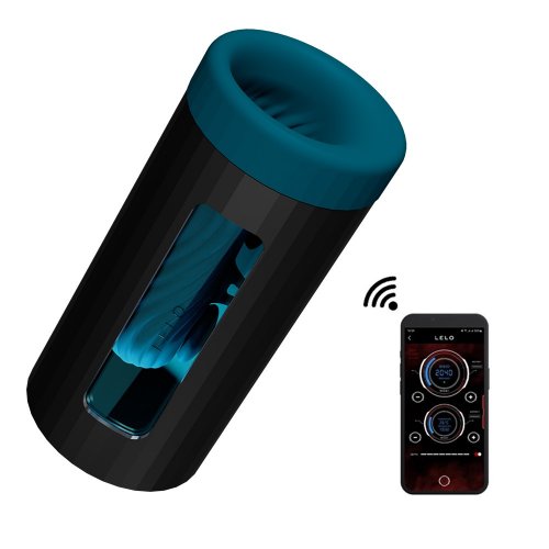 Lelo F1s V3 Dual Motor Ai Driven App Connected Masturbator Teal Sex