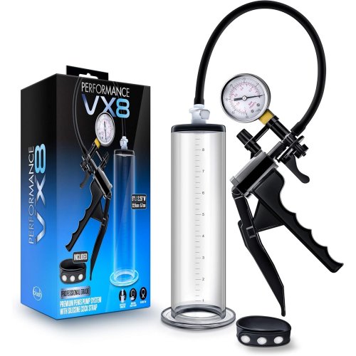 Performance Vx8 Premium Penis Pump System With Silicone Cock Strap Sex Toy Hotmovies