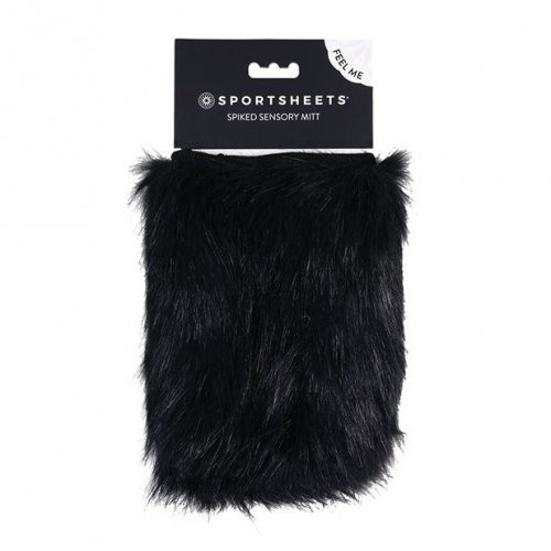 Sportsheets Spiked Sensory Mitt Black Sex Toy Hotmovies
