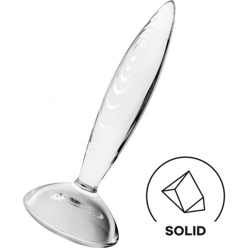 Satisfyer Sparkling Crystal Glass Dildo Plug Clear Sex Toys And Adult Novelties Freeones Store