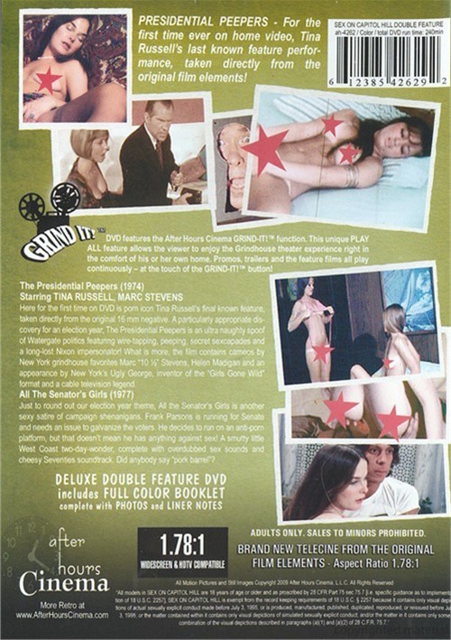 Sex On Capitol Hill Grindhouse Double Feature 1974 Adult Dvd Empire