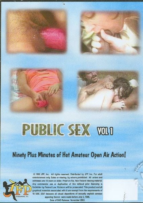 Public Sex Vol 1 By Jfp Productions Hotmovies