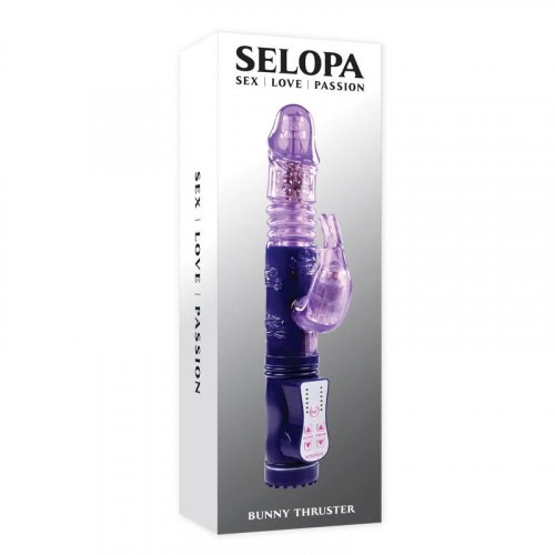 Selopa Thrusting Bunny Thruster Vibe Purple Sex Toys And Adult