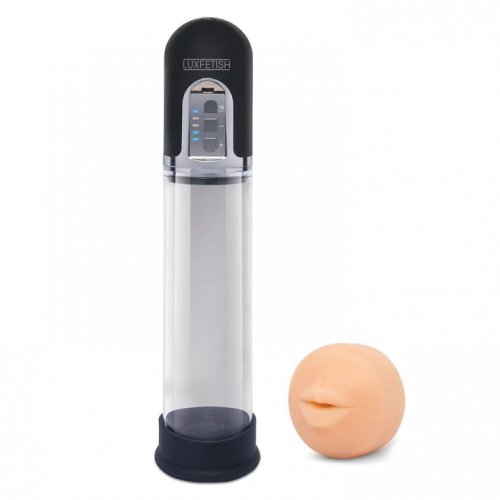 Lux Fetish 2 In 1 Blowjob Auto Sucker And Penis Enlarger Pump Sex Toys 6675