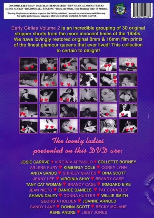 Early Girlies Vol 2 029502942885 By Music Video Distributors Hotmovies