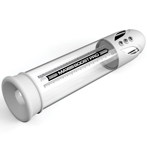 Pump Worx Max Boost Pro Flow Whiteclear Sex Toys And Adult Novelties Freeones Store