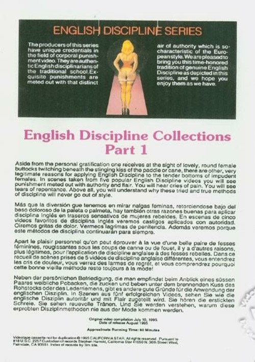 English Discipline Collections Part 1 California Star Productions
