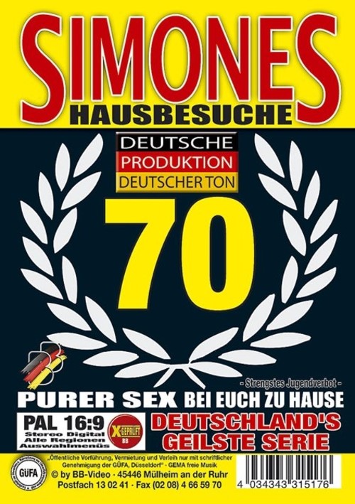 Simones Hausbesuche Simones Home Visits 70 By Bb Video Hotmovies