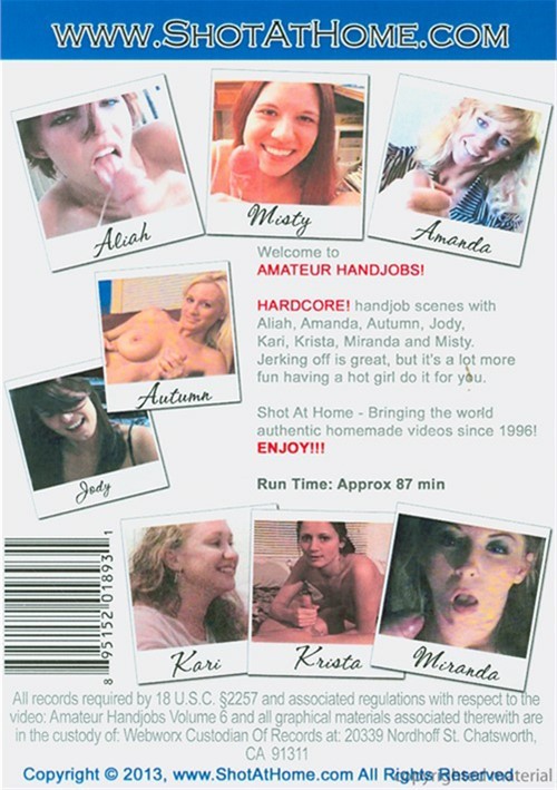Scenes And Screenshots Amateur Handjobs Vol 6 Porn Movie Adult Dvd